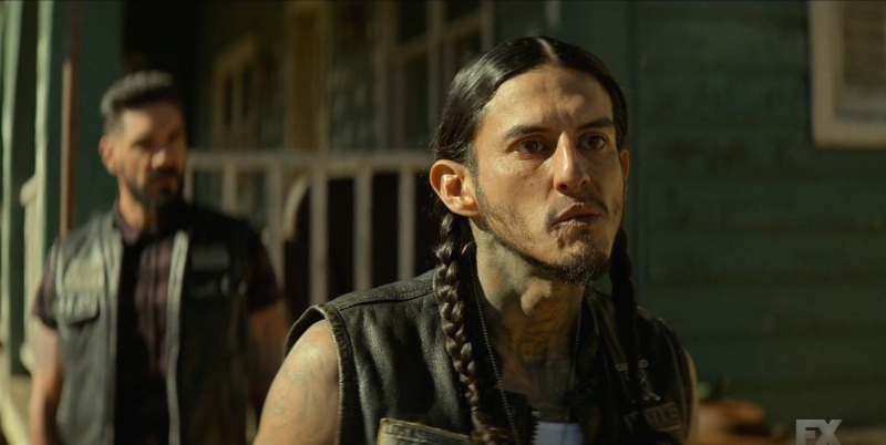 Mayans MC Review Self Portrait in a Blue Bathroom – Santo Padre ...